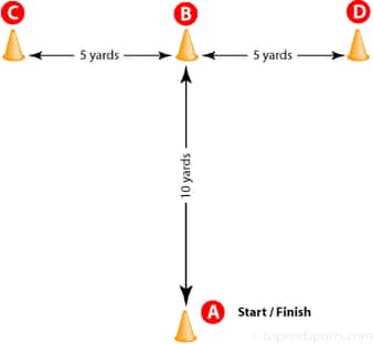T-Test Agility Calculator - Free Online Agility Assessment Tool